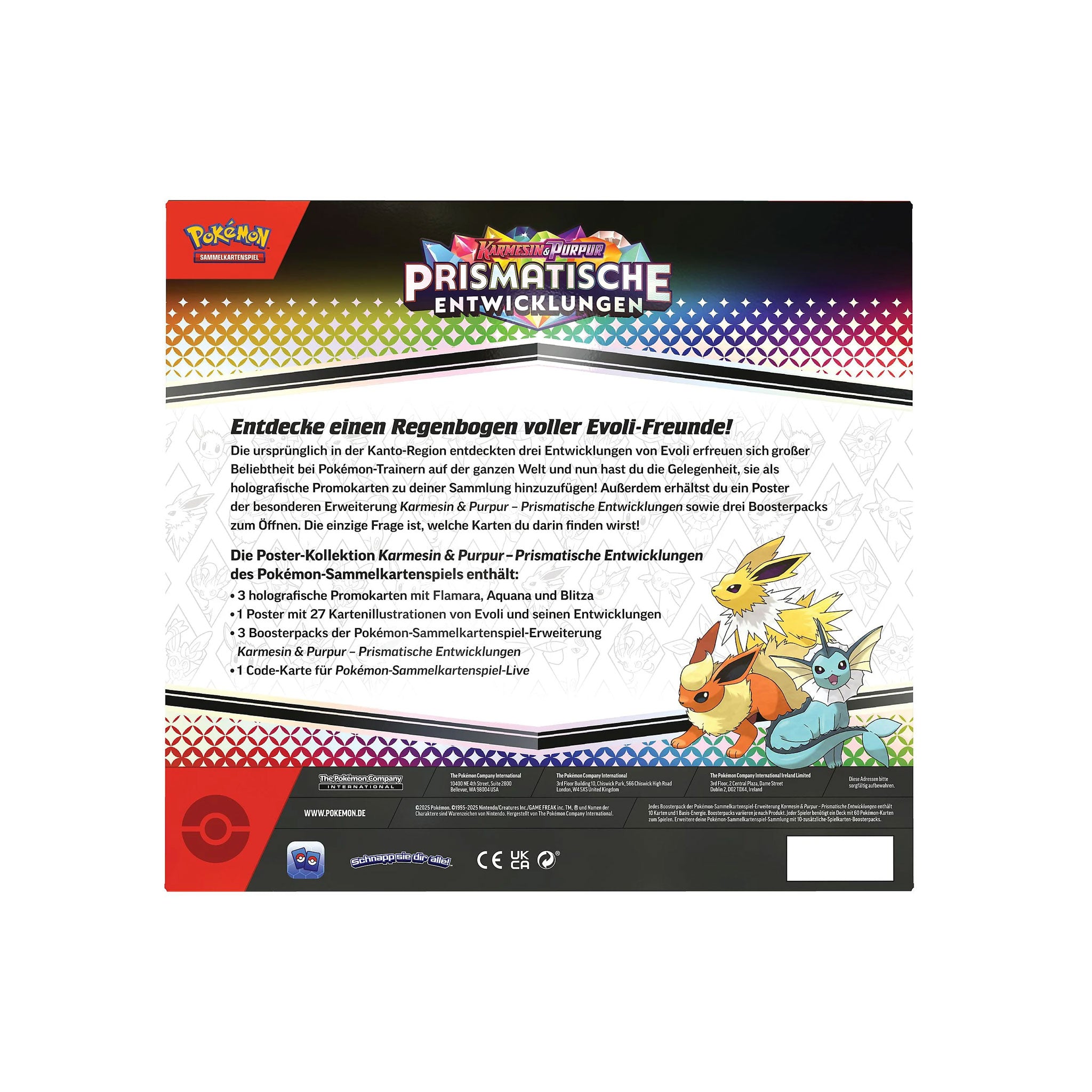 Pokémon Special Set: Prismatische Entwicklungen – Noméko Store